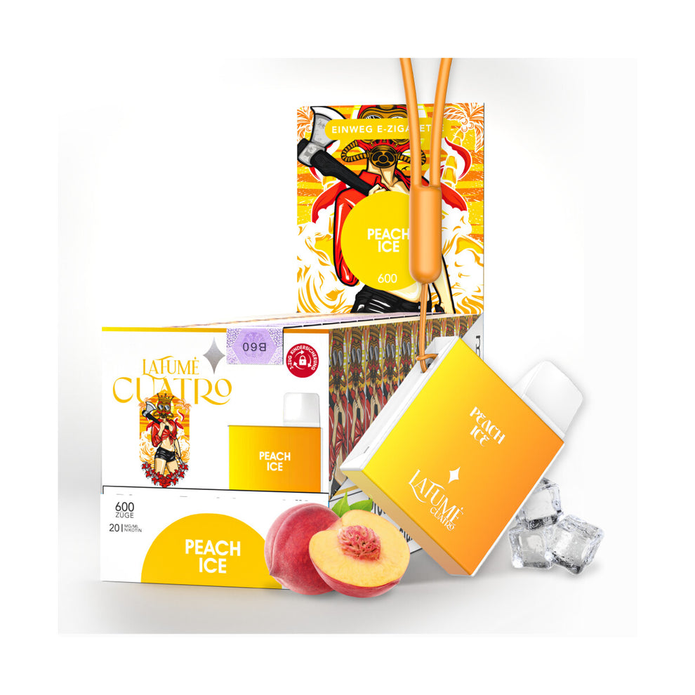 Cuatro - Peach Ice (10 Stück) – GNG-Grosshandel